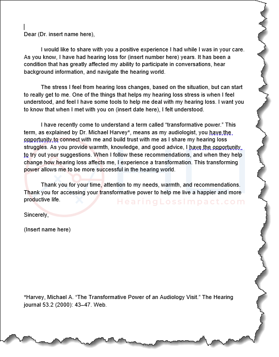 Transformative Power - Hearing Loss Impact